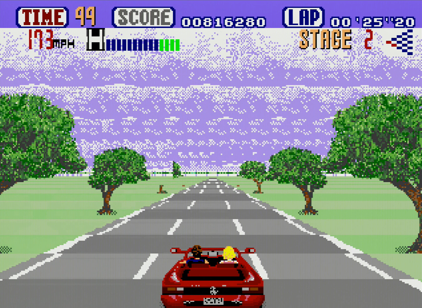 Genesis Review – Outrun – RetroGame Man