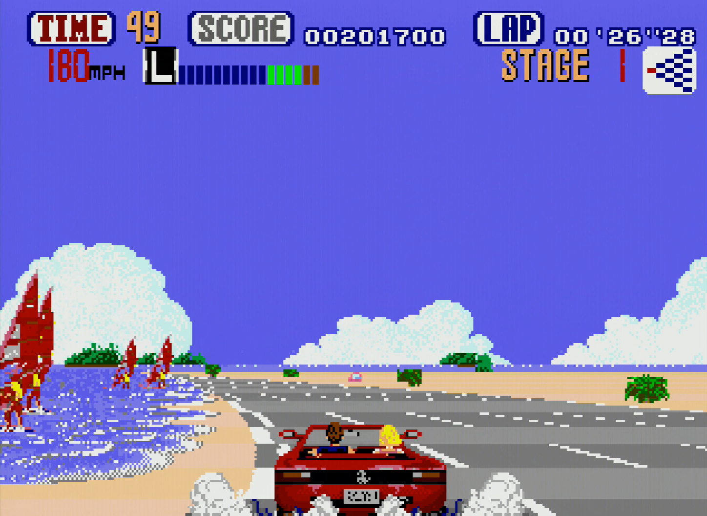 Genesis Review – Outrun – RetroGame Man